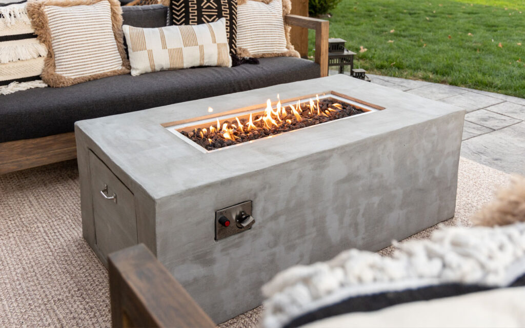DIY Outdoor Fire Table - Hamilton Park Home | Inspiration for Home ...