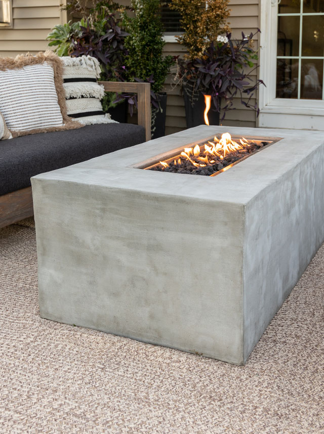 DIY Outdoor Fire Table - Hamilton Park Home | Inspiration for Home ...