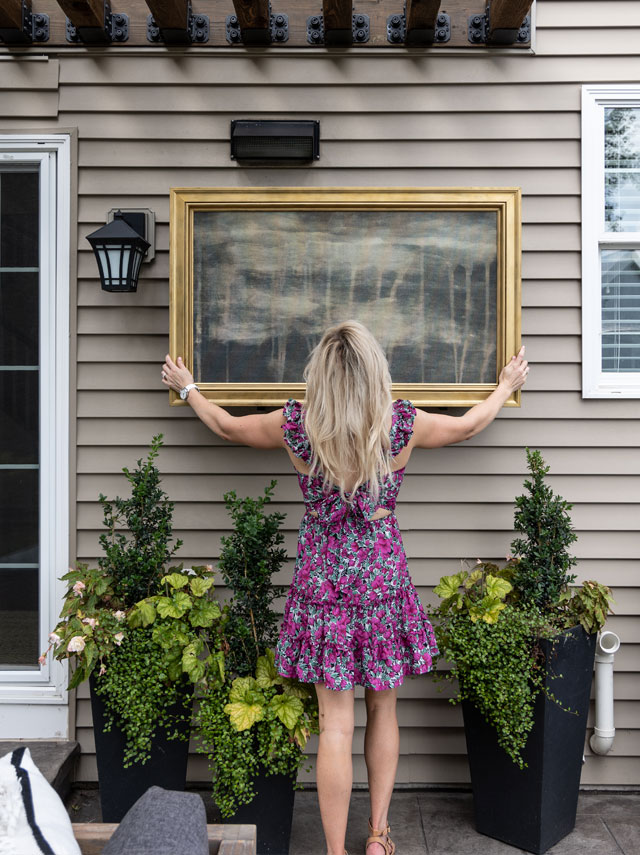 How to Make Outdoor Canvas Artwork - Hamilton Park Home | Inspiration ...