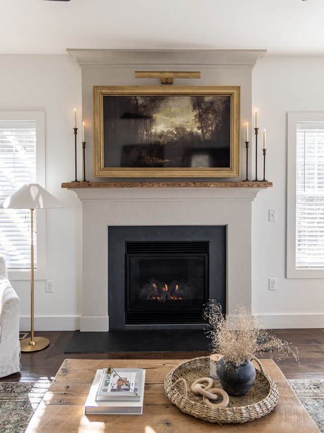 Fireplace Makeover with Roman Clay - Hamilton Park Home | Inspiration ...